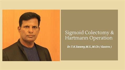 Open Sigmoid Colectomy And Hartmanns Operation Step By Step Youtube