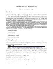 Lab Gdb Pdf CSE Systems Programming Lab Introduction To Gdb Introduction The GNU