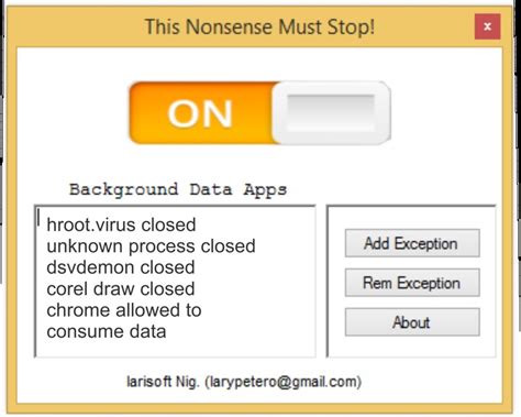 My New C Open Source App Prevents Laptop Background Data Consumption