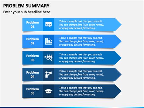 Problem Summary PowerPoint And Google Slides Template PPT Slides