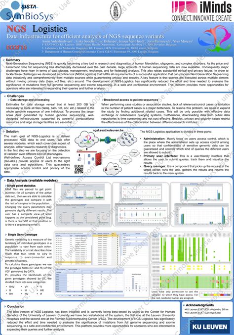 Pdf Ngs Logistics Data Infrastructure For Efficient Analysis Of Ngs