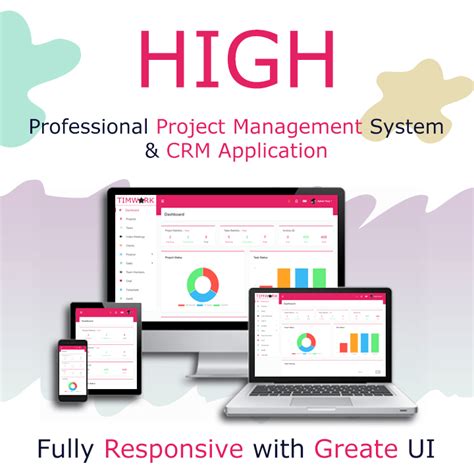 high saas project management system code market