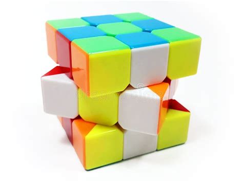 Cube Puzzle Game Isolated On White Background Editorial Stock Photo Image Of Classic 1980s