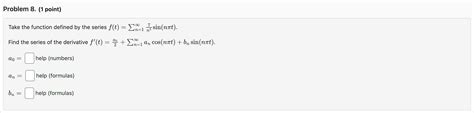 Solved Problem 8 1 ﻿pointtake The Function Defined By The