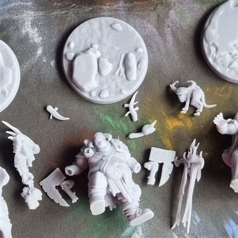 3d Printed R3d Supports For Band Of Wurms Made With Photon Mono 2k・cults