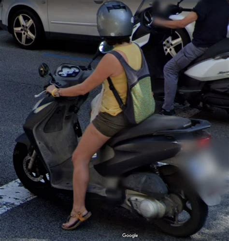 Scootergirl Googlemaps Trip Chick Flickr