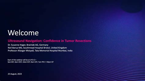 Ultrasound Navigation Confidence In Tumor Resections Brainlab