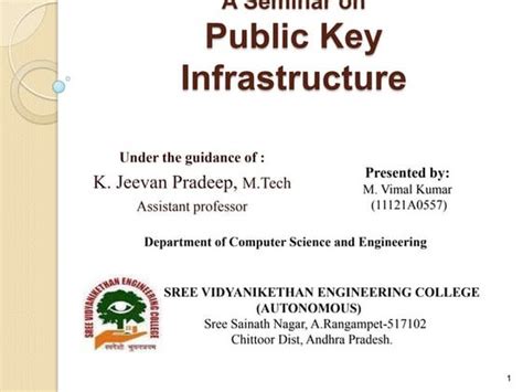 public key infrastructure pki ppt