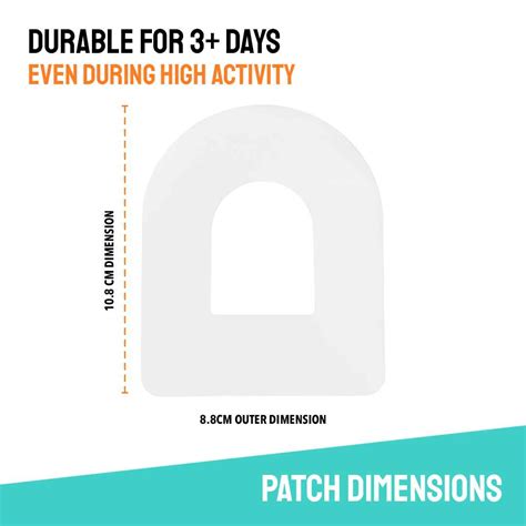Omnipod Patch Covers Skin Friendly Adhesive 3 Day Hold 20 Pack