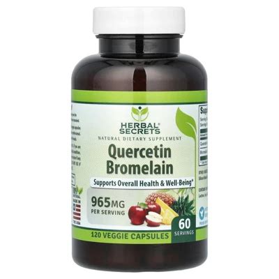 Herbal Secrets Quercetin Bromelain 120 Veggie Capsules Target
