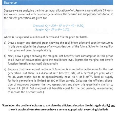 solved exercise suppose we are analyzing the intertemporal