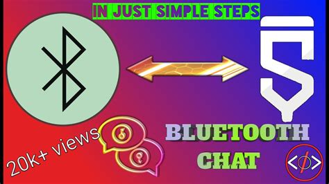 Bluetooth Chat With Sketchware Bluetooth Component Youtube