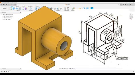 Fusion360 Part Modeling Tutorial 19 Youtube