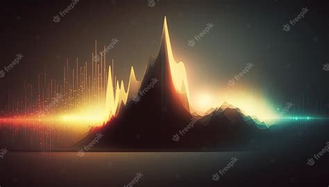 Premium Photo Abstract Sound Waves Music Background Audio Musical Technology Generative Ai