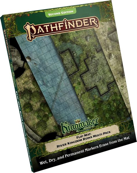 Pathfinder Flip Mat Multi Pack Ruins 4 Battle Maps Ancient Locations