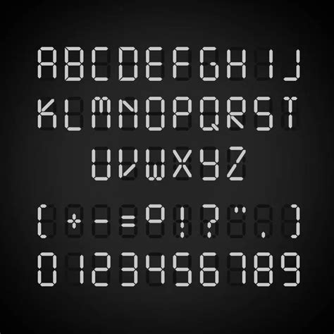Binary Code Font Vector Images Depositphotos