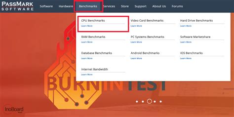 Passmark Gpu Cpu 그래픽카드 성능 순위 비교 사이트 사용법 이노보드