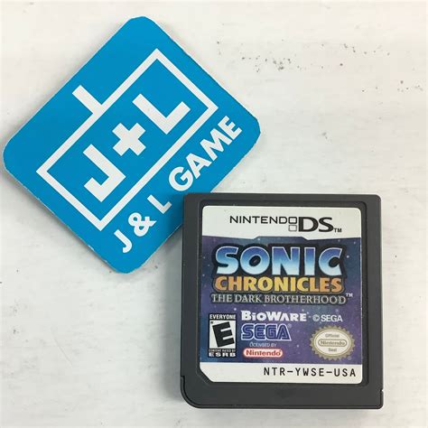 Sonic Chronicles The Dark Brotherhood Nds Nintendo Ds [pre Owned