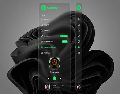 Spotify Ui Design Projects Photos Videos Logos Illustrations And