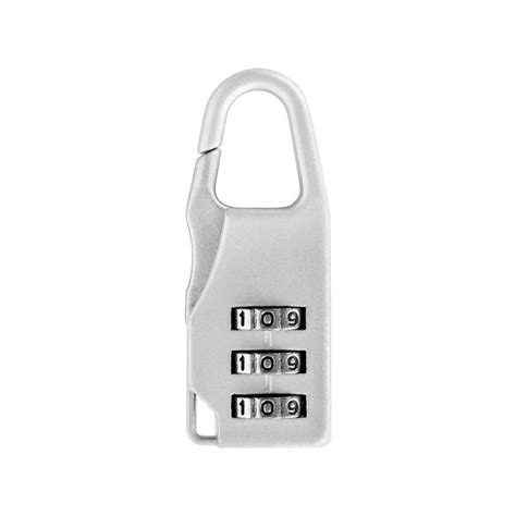 Mini Dial Digits Code Number Password Combination Padlock Safety Travel