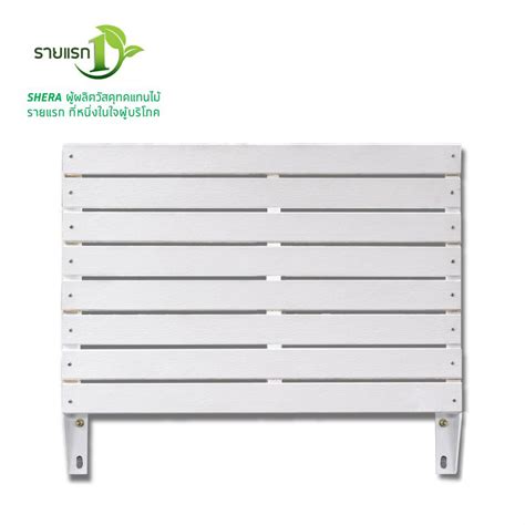 Shera เฌอร่า ระแนงบังตาสำเร็จรูป Diy ไฟเบอร์ซีเมนต์ สีขาว 5 5x100x82ซม พร้อมบริการติดตั้ง