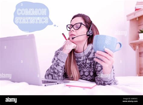 Text Showing Inspiration Common Statistics Word Written On Deals With