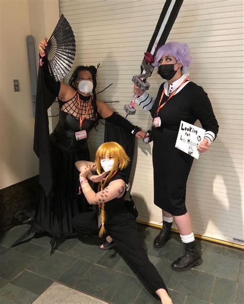 Arachne From Soul Eater Sakura Con 2022 With Medusa And Chrona Soul