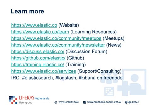 Liferay Netherlands User Group Elasticsearch And The Elastic Stack Speaker Deck