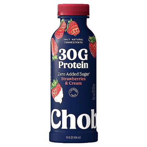 Chobani Strawberries And Cream Greek Yogurt Protein Drink 14 Fl Oz The