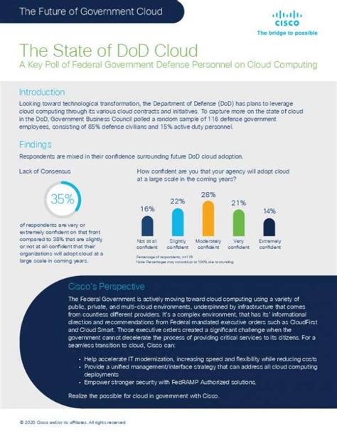 The State Of Dod Cloud Consiliant Technologies