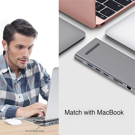 Baseus In Usb Type C Hub Adapter Gcentre Green Line