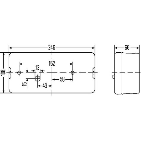 Hella 12v RÜckleuchte Halogen GlÜhlampen Rot Links 2se 007 547 011
