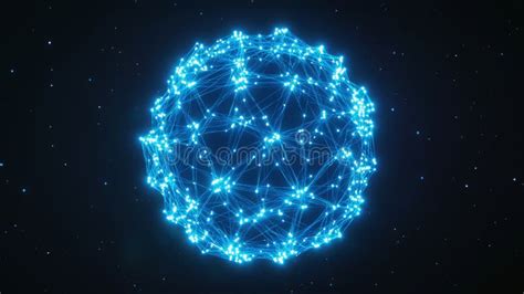 A 3 D Spherical Mesh Grid Globe Or Ball In A Wireframe Circular Net A