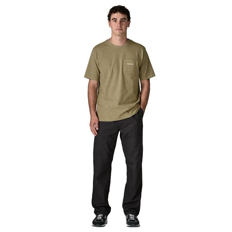 Patagonia Mens Boardshort Logo Pocket Responsibili Tee® Blue Sage