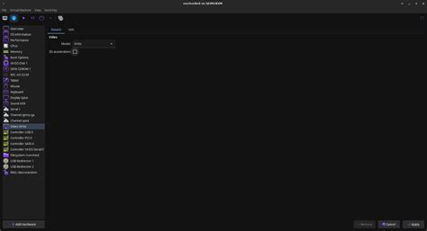 Tutorial Work Around For XFCE Black Screen In Virt Manager With