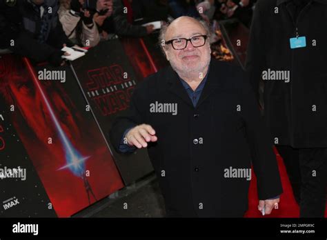 Actor Danny Devito Poses For Photographers Upon Arrival At The Premiere Of The Film Star Wars