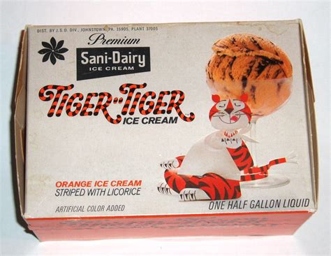 Tiger Tiger Ice Cream Orange W Licorice Stripe Flickr