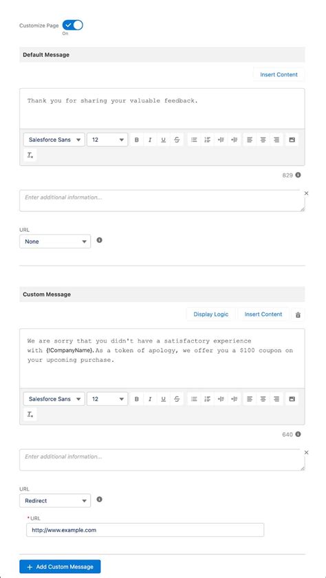 Custom Survey Redirect Techniques