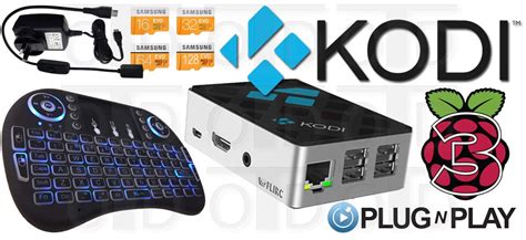 KODI PLATINUM PACK 64Gb W Aluminium Flirc Case Raspberry Pi 3 1 4 Streaming EBay
