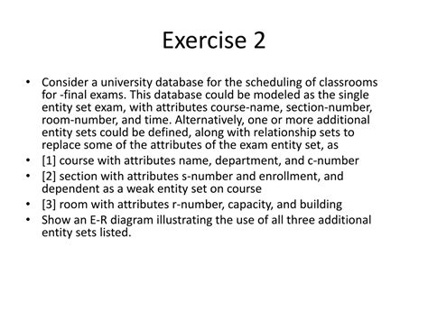 Ppt Database Design Examples With Er Diagrams