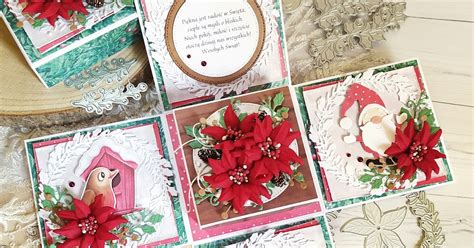 Blog Craft Passion Świąteczny Exploding Box Christmas Exploding Box