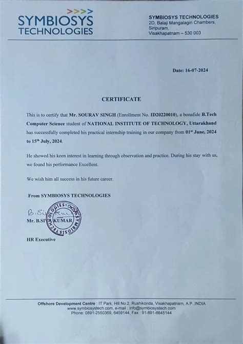 Sourav Singh On Linkedin 🌟 Excited To Share That I Have Successfully Completed My Summer Training