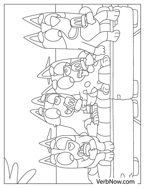 39 Free Bluey Coloring Pages Printable Pdf