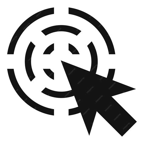 premium vector cursor interactive icon simple illustration of cursor