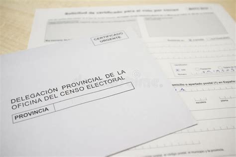 Mature Man Filling Request Form For Absentee Vote Or Postal Vote Editorial Photo Image Of