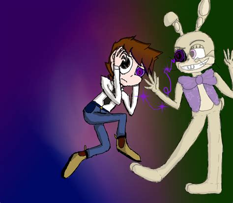 William Afton And Glitchtrap By Funtimedrawings101 On Deviantart