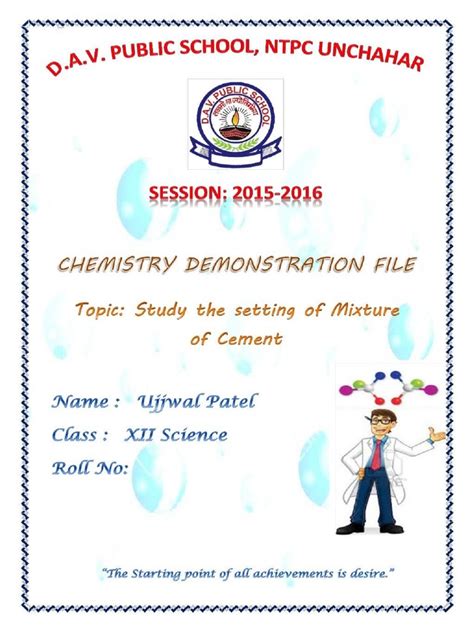 Class 12 Chemistry Practical File Pdf