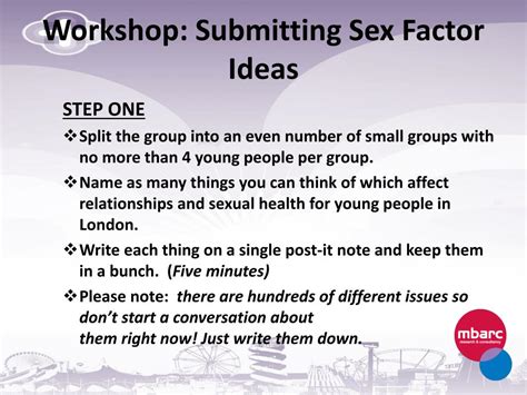PPT Sex Factor Ideas PowerPoint Presentation Free Download ID