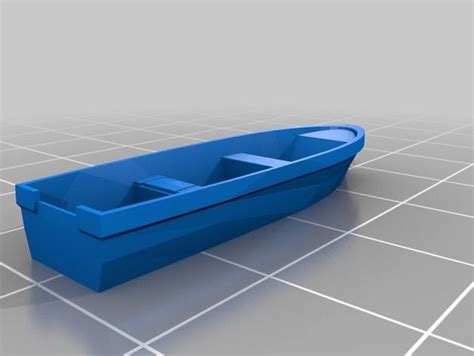 Simple Boat And Outboard By Thatemuguy Free Printable Model Boat