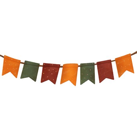 Cute Vintage Flags Decoration 50698743 Png